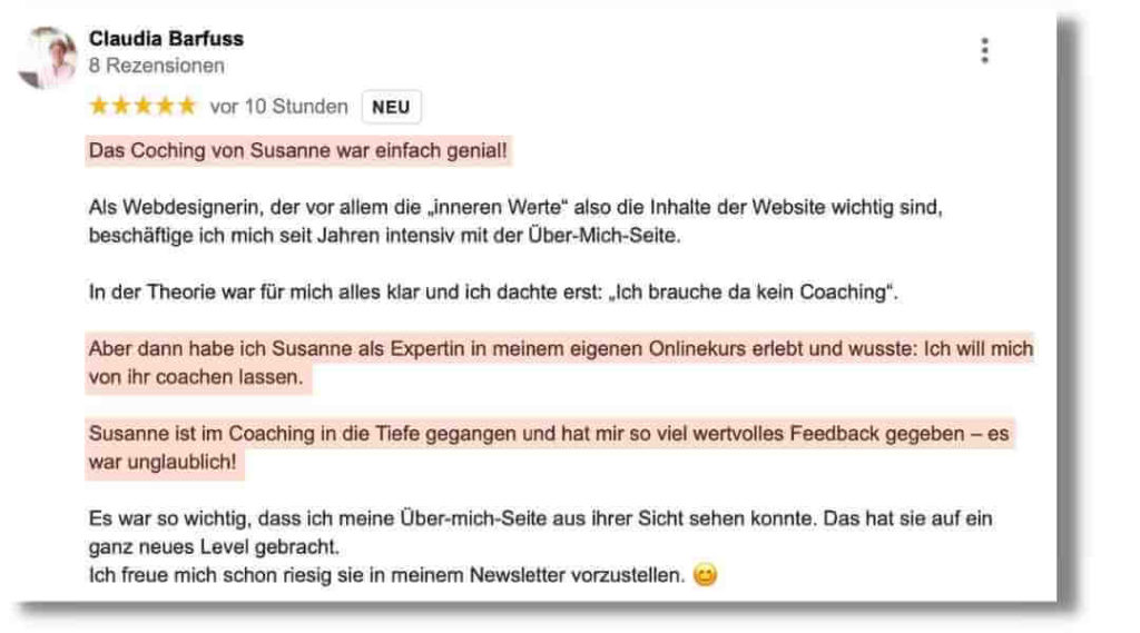 Texterin Wien für Websites und Blogartikel | Susanne Lohs